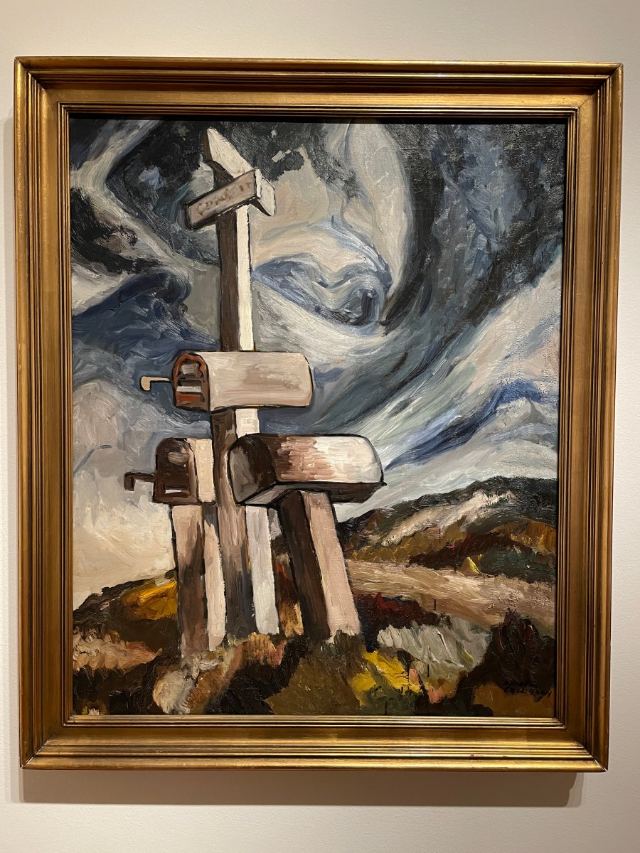 Artwork of the week: Mailboxes by Kenneth Callahan. – Ray Monde