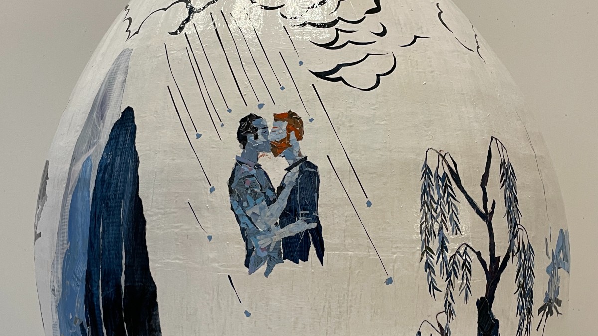 Love on the Moon: finalist in National Works on Paper 2022 – Ray Monde